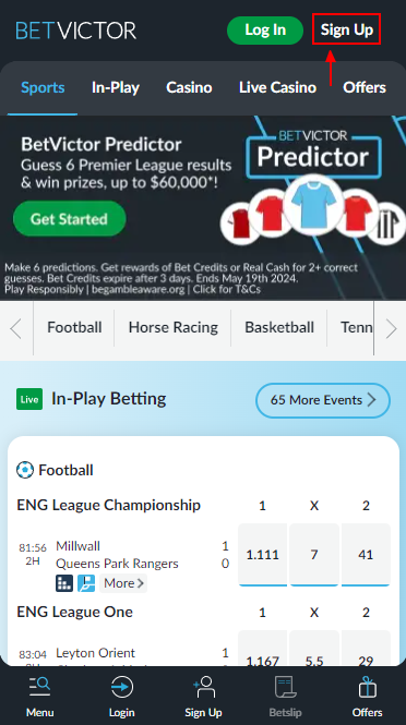 BetVictor Nigeria Mobile App Download for Android (APK)